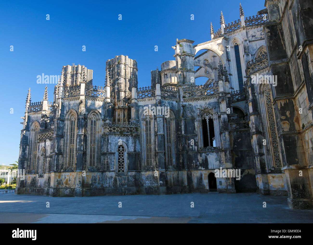 Lateral view of the Monastery of Batalha, one of the most important ...