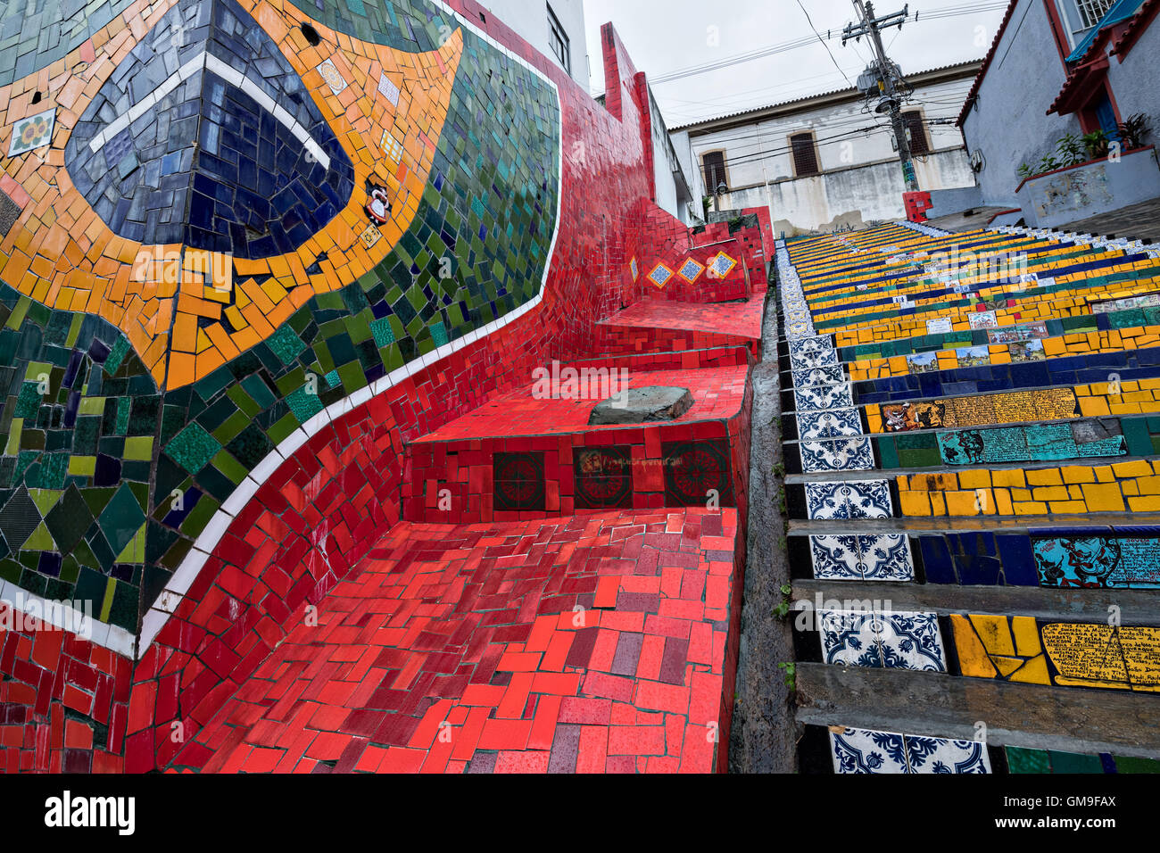 Mosaic tile artwork rio brazil hi-res stock photography and images - Alamy