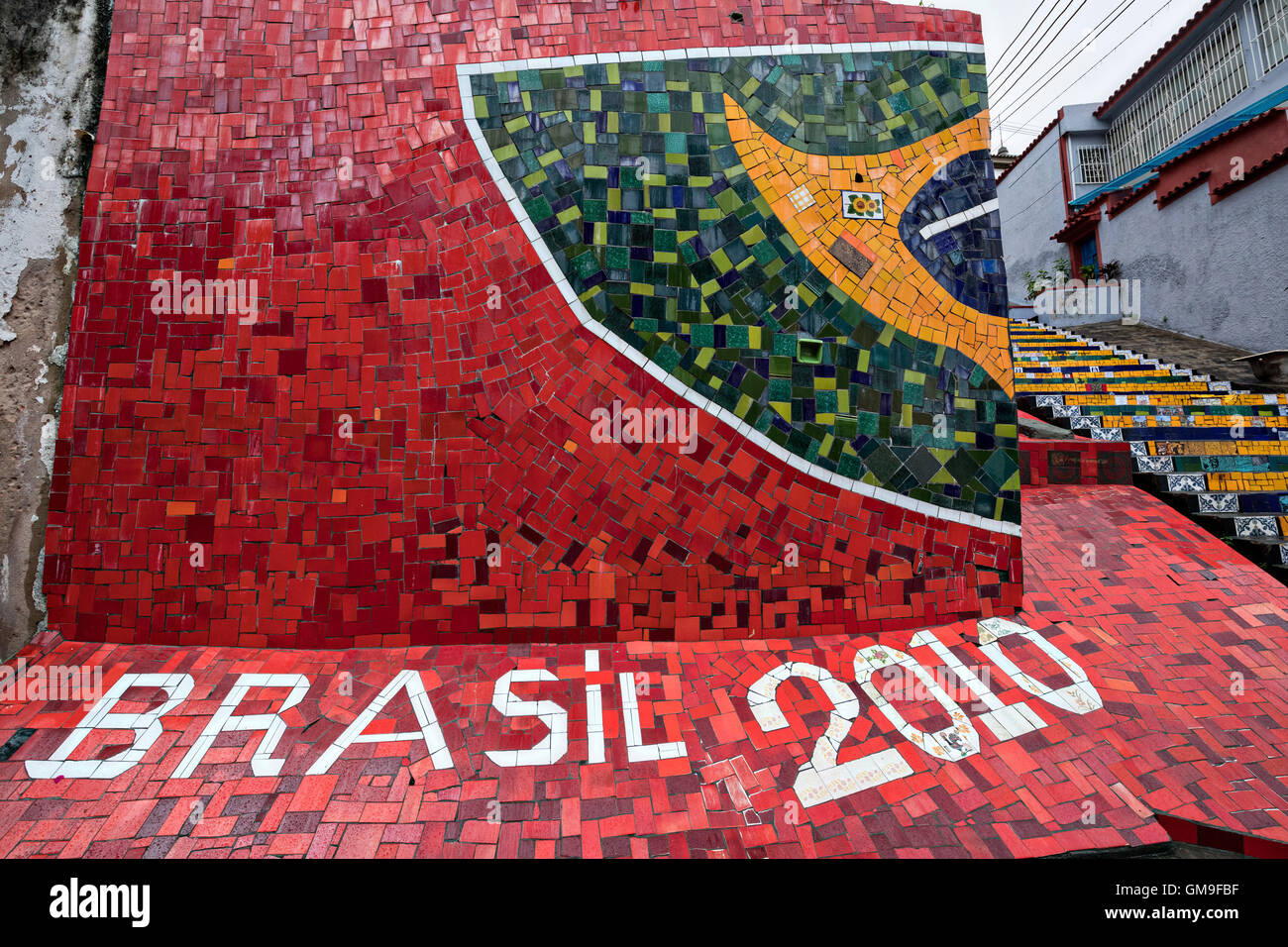 Mosaic tile artwork rio brazil hi-res stock photography and images - Alamy