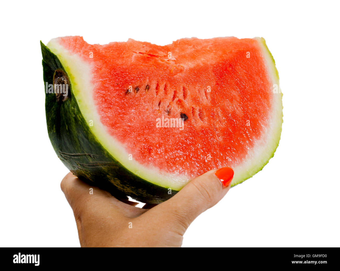 Watermelon illustration black and white hi-res stock photography and ...