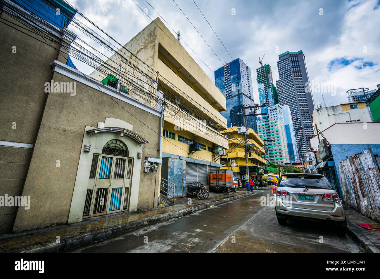 Buildings and street in Poblacion, Makati, Metro Manila, The ...