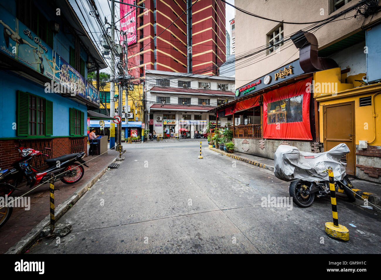 Buildings in Poblacion, Makati, Metro Manila, The Philippines Stock ...