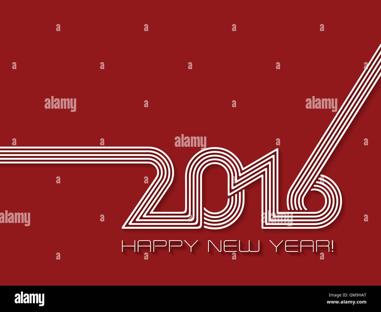 Happy new year 2016 background design Stock Vector Image & Art - Alamy