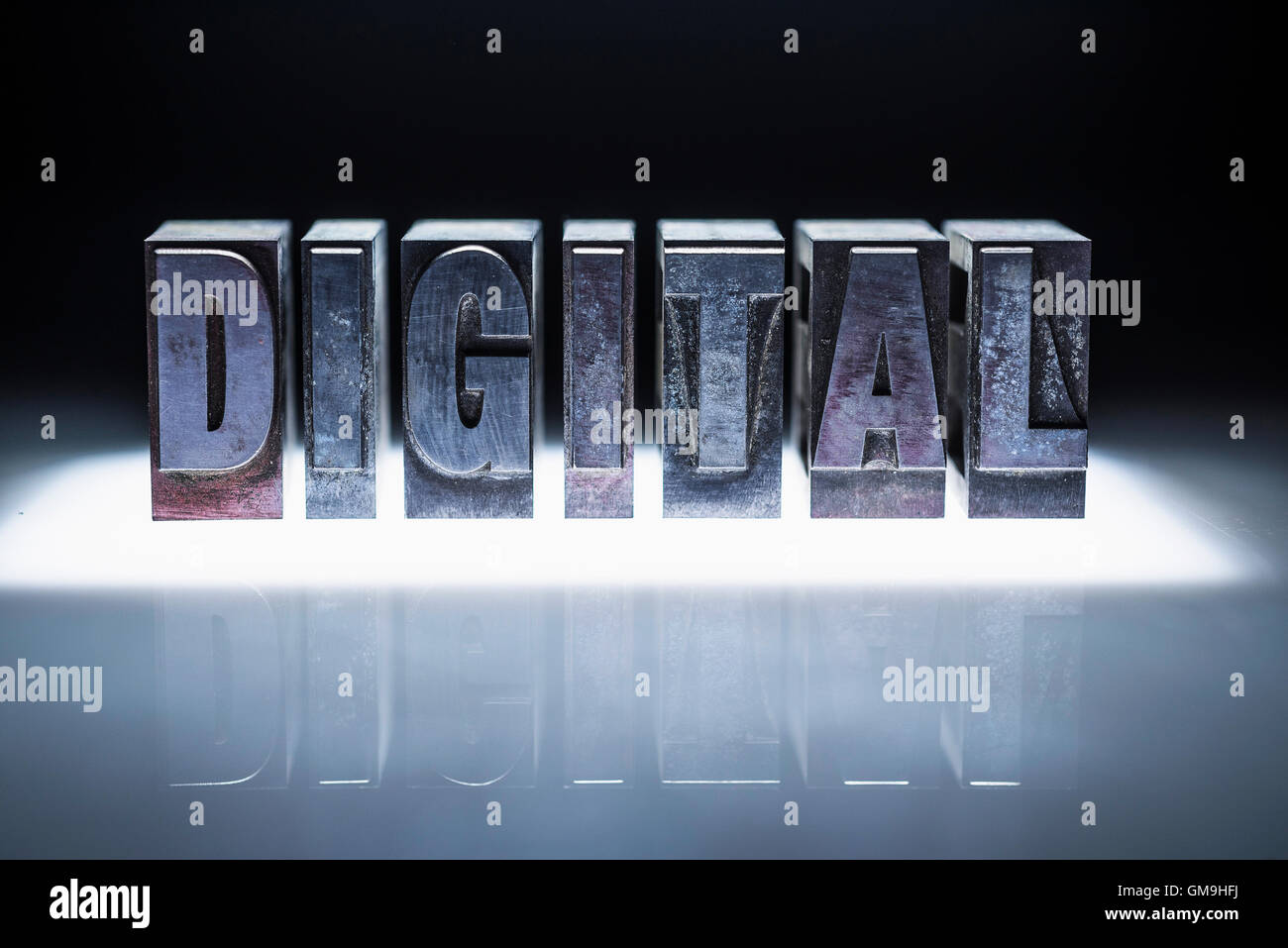 Digital letters hi-res stock photography and images - Alamy