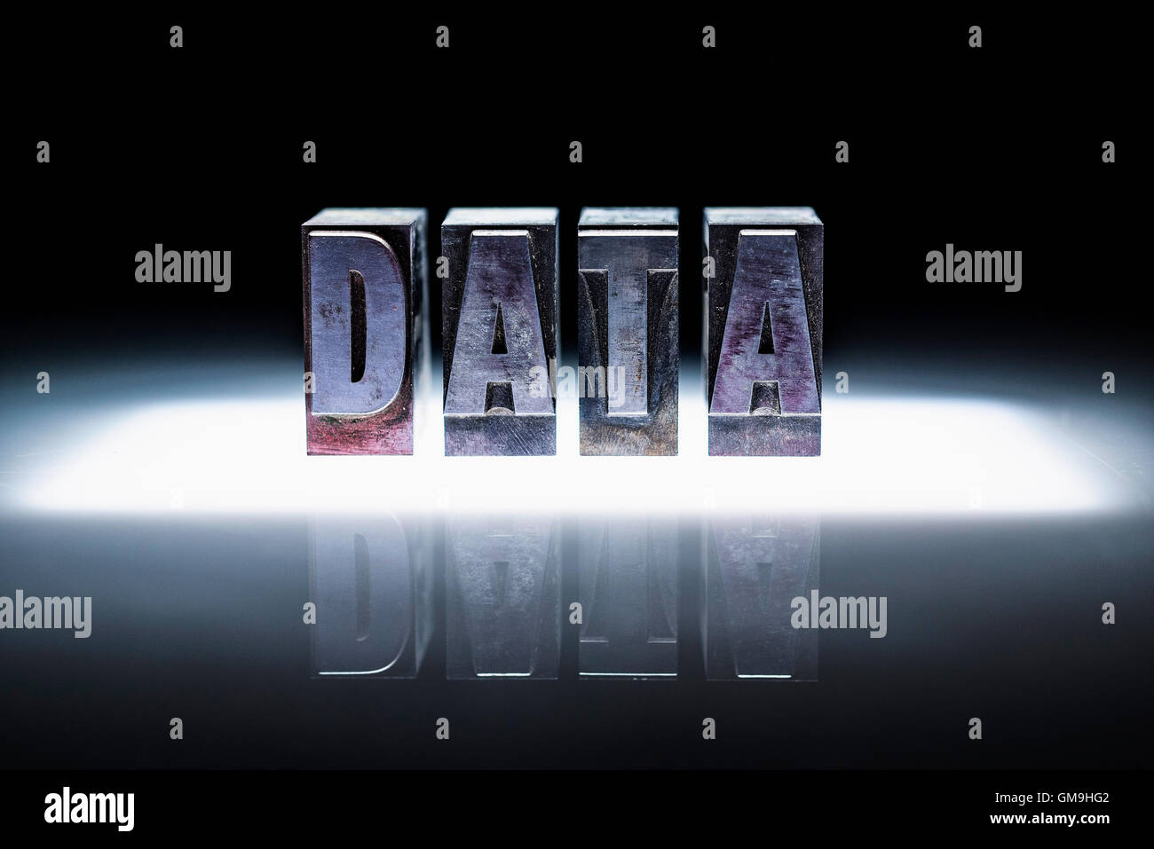 Word "DATA" carved in blocks Stock Photo - Alamy