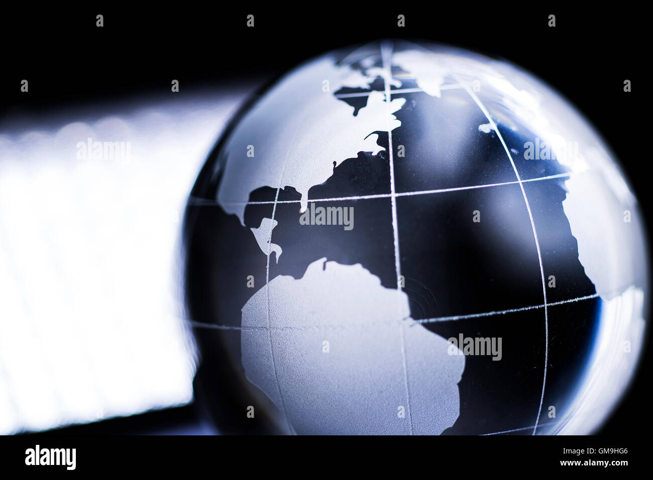 Digital model of Earth Stock Photo - Alamy