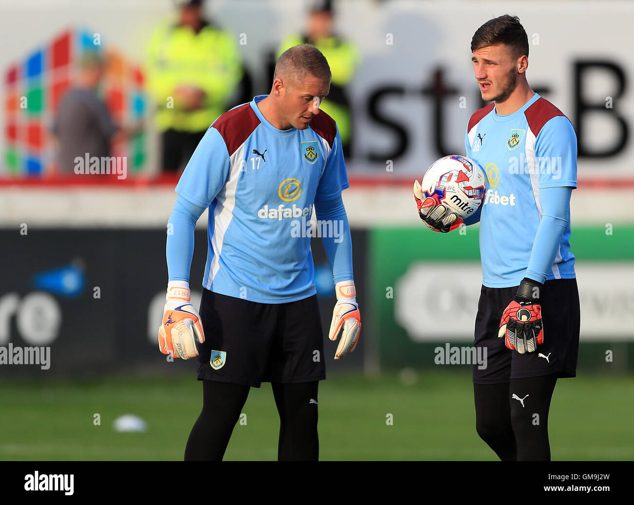 Burnley goalkeeper conor mitchell hi-res stock photography and images ...