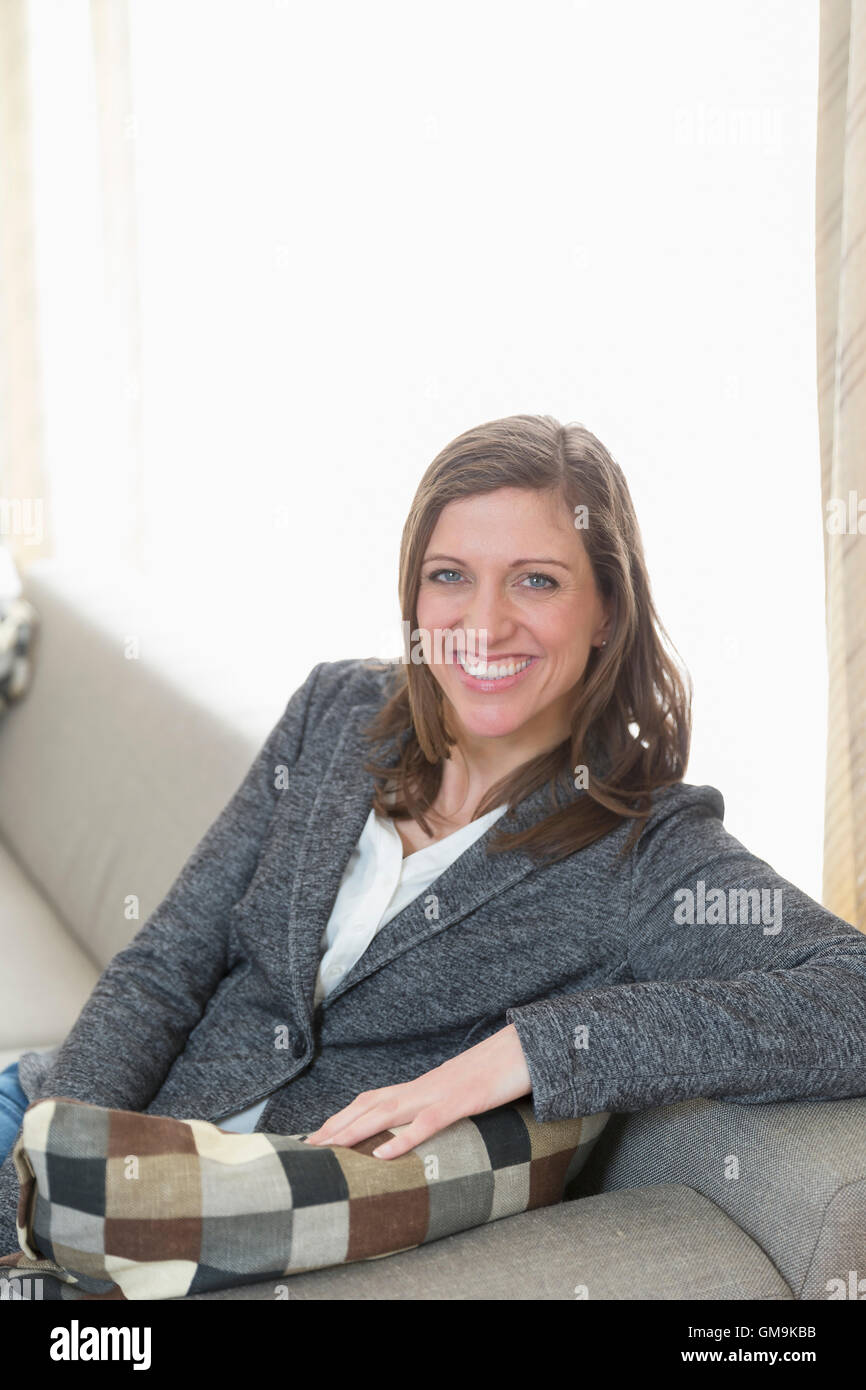 Portrait smiling mid adult woman hi-res stock photography and images ...