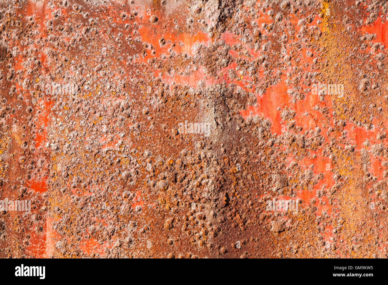 Old red rusted iron wall, background photo texture Stock Photo - Alamy