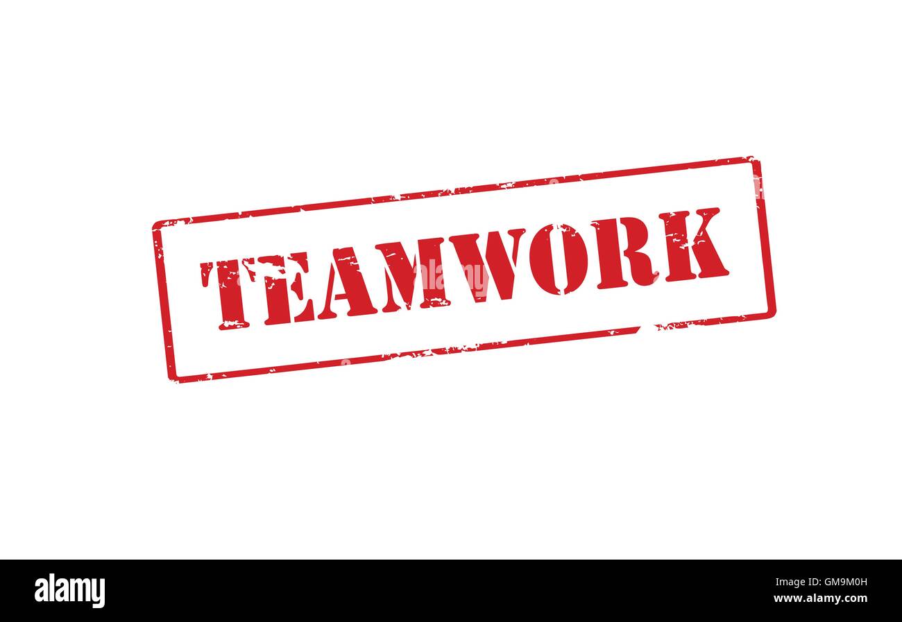 Teamwork stamp Cut Out Stock Images & Pictures - Alamy