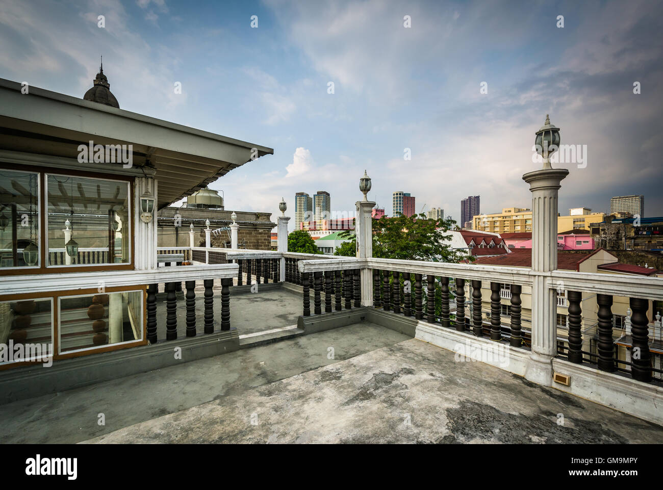 Rooftop and view of Intramuros, Manila, The Philippines Stock Photo - Alamy