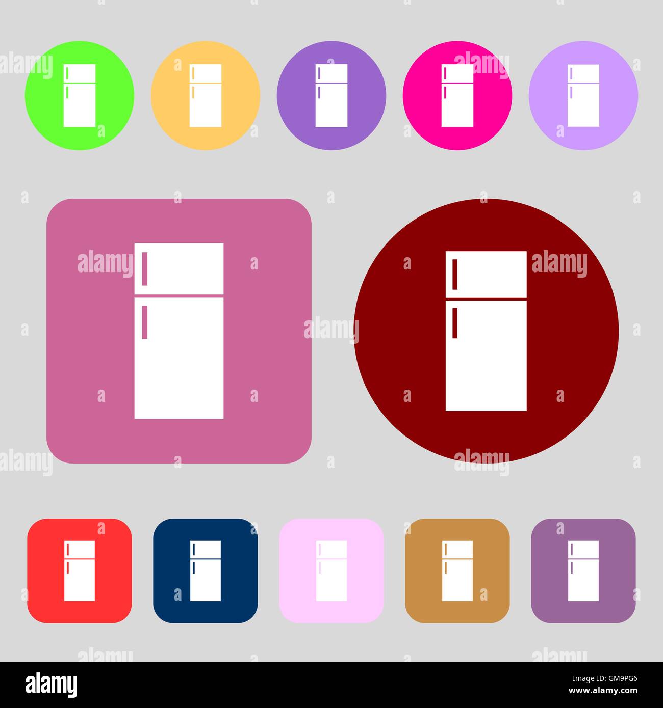 Fridge buttons Stock Vector Images - Alamy