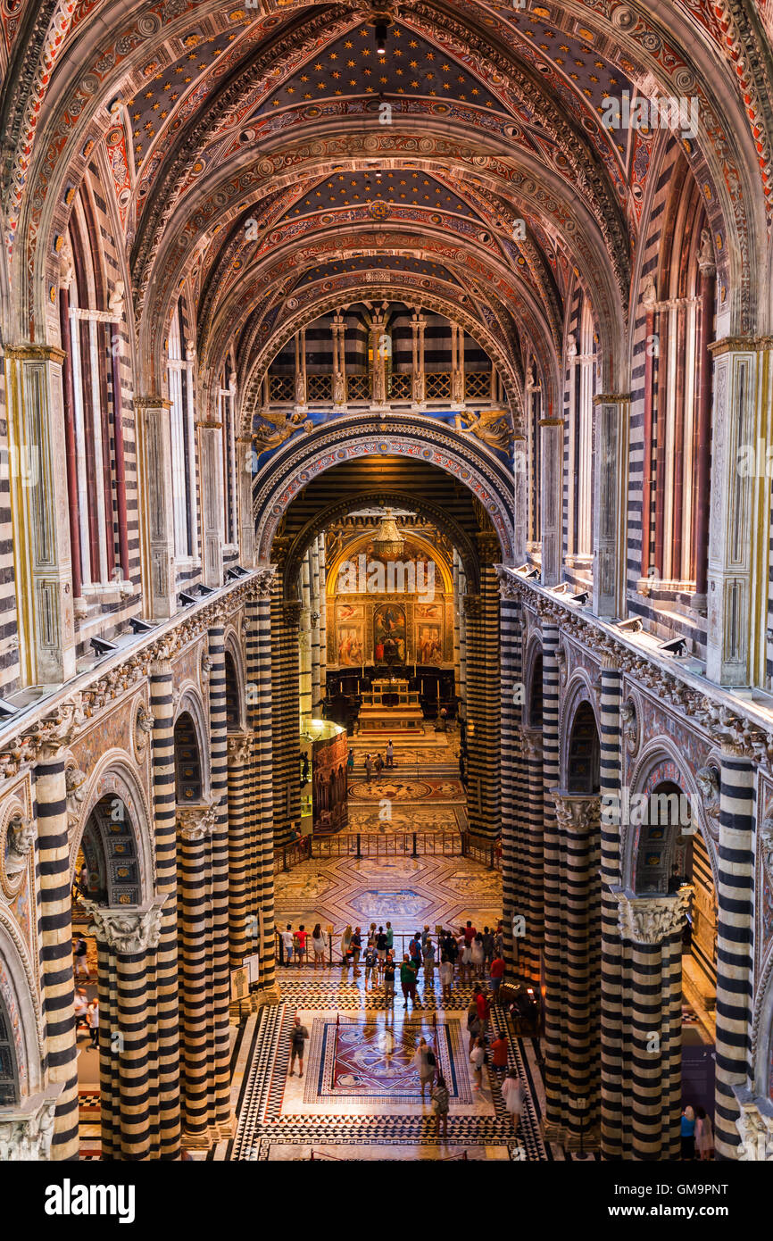 Siena cathedral interior hi-res stock photography and images - Alamy