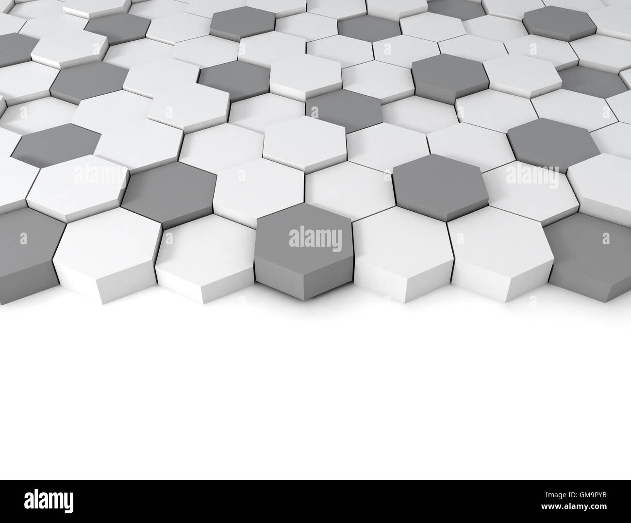 Abstract background with 3d hexagons pattern design template Stock ...