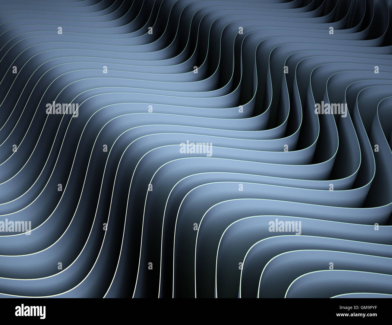 Abstract wave 3d pattern Stock Photo - Alamy