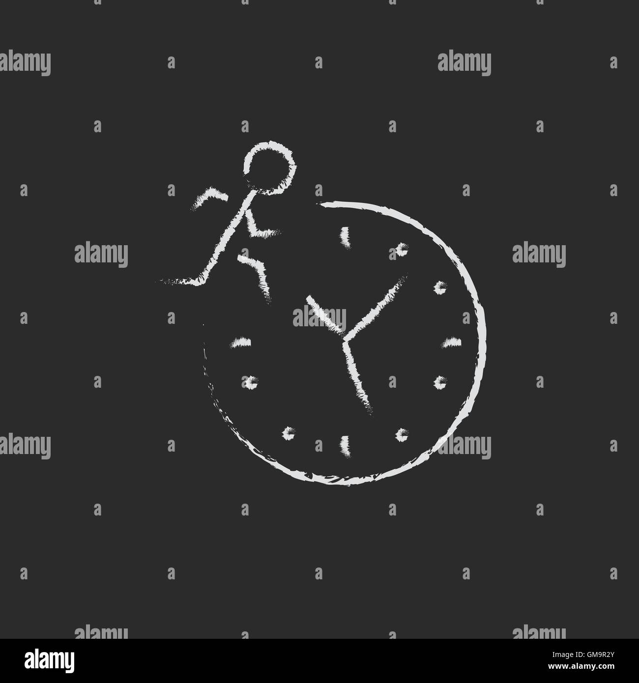 Man hand in watch Stock Vector Images - Alamy