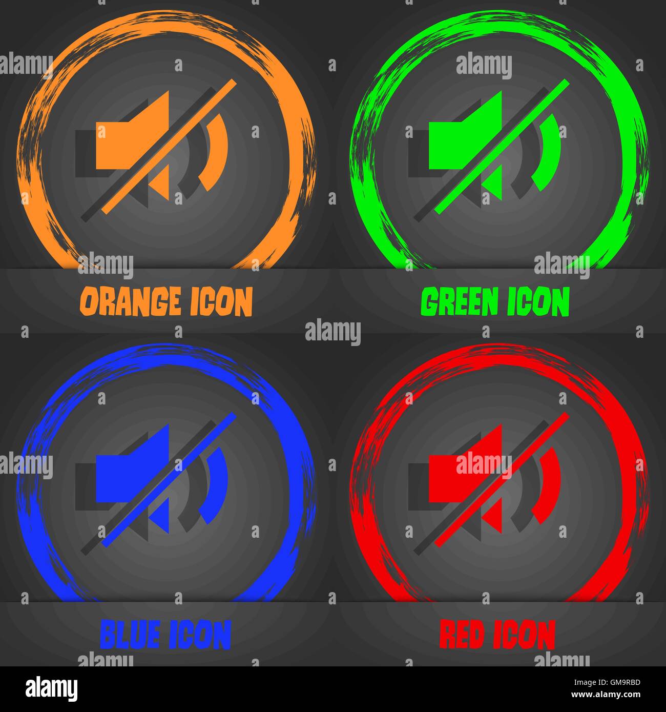 Mute speaker sign icon. Sound symbol. Fashionable modern style. In the ...