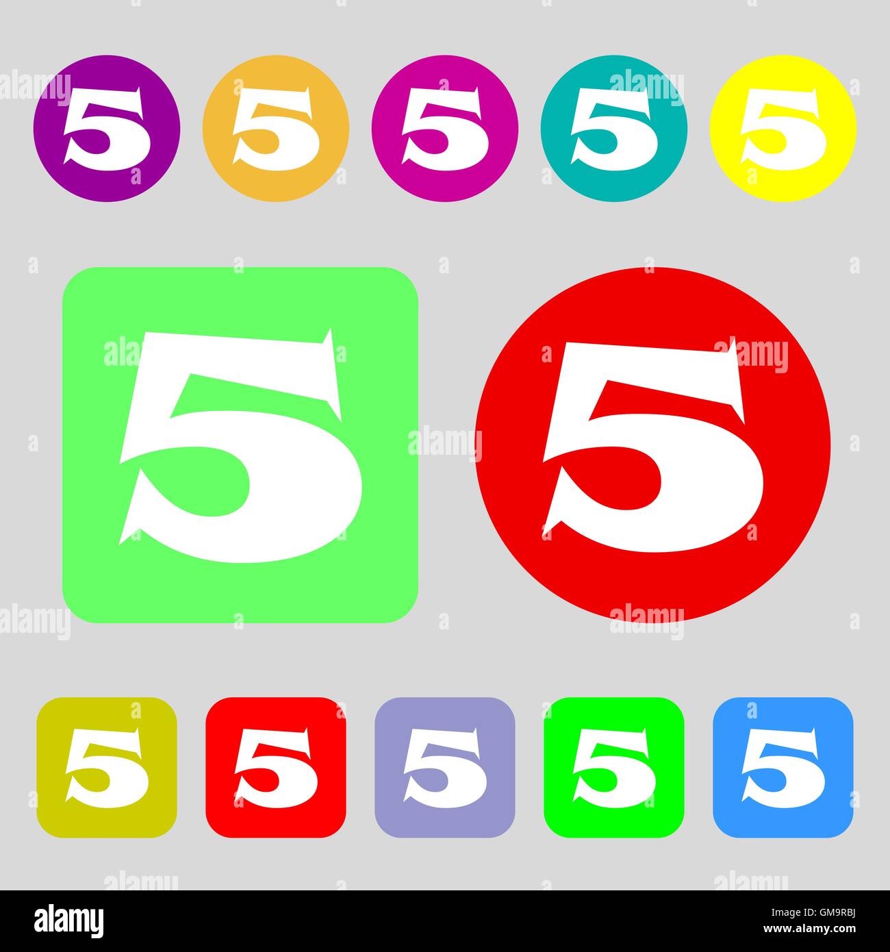 Five to 12 Stock Vector Images - Alamy