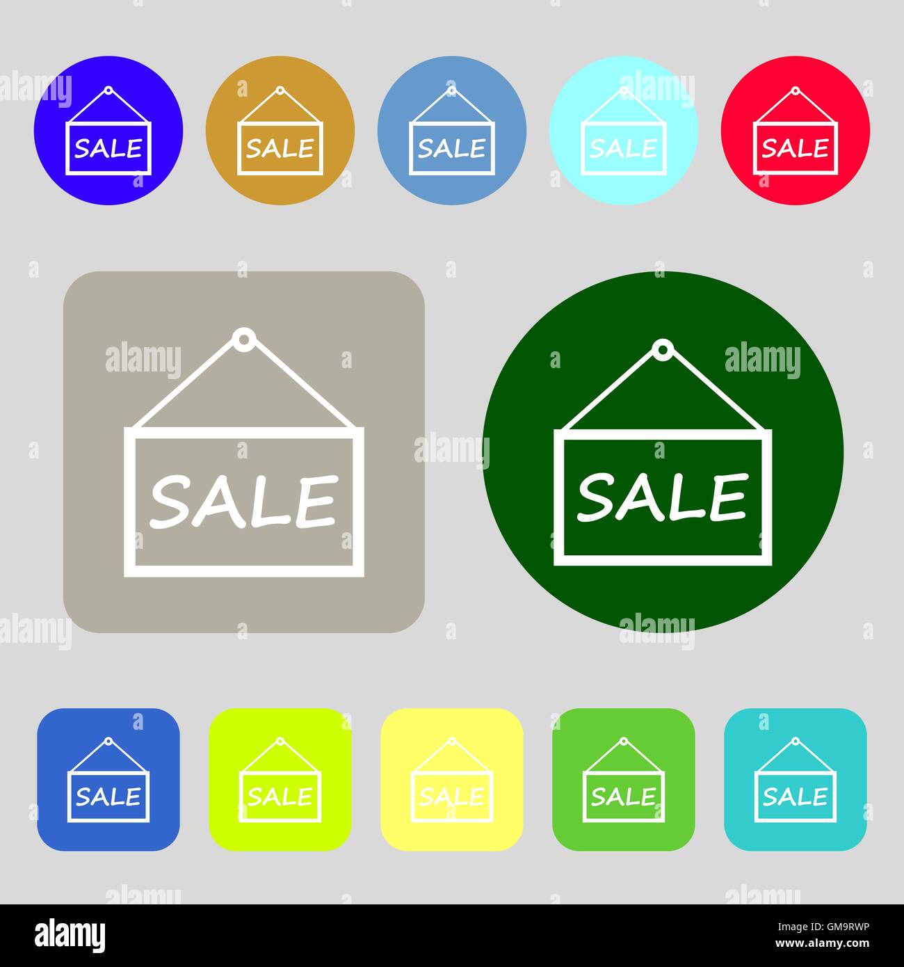 Blank sale sign Stock Vector Images - Alamy
