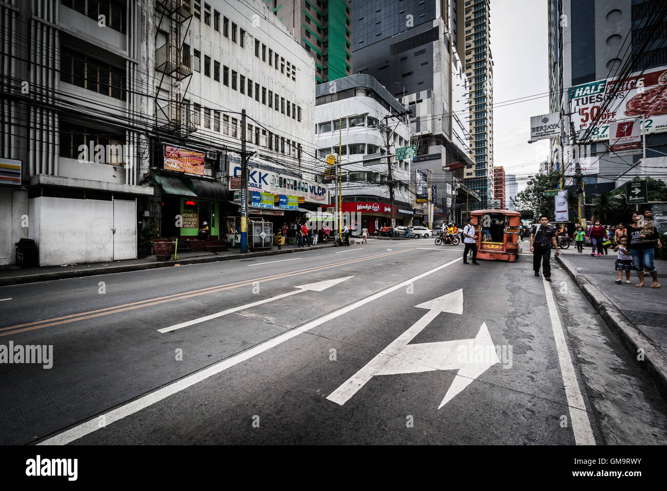 Makati avenue, manila hi-res stock photography and images - Alamy