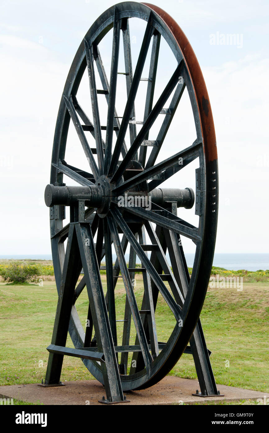 Old coal mining wheel hi-res stock photography and images - Alamy
