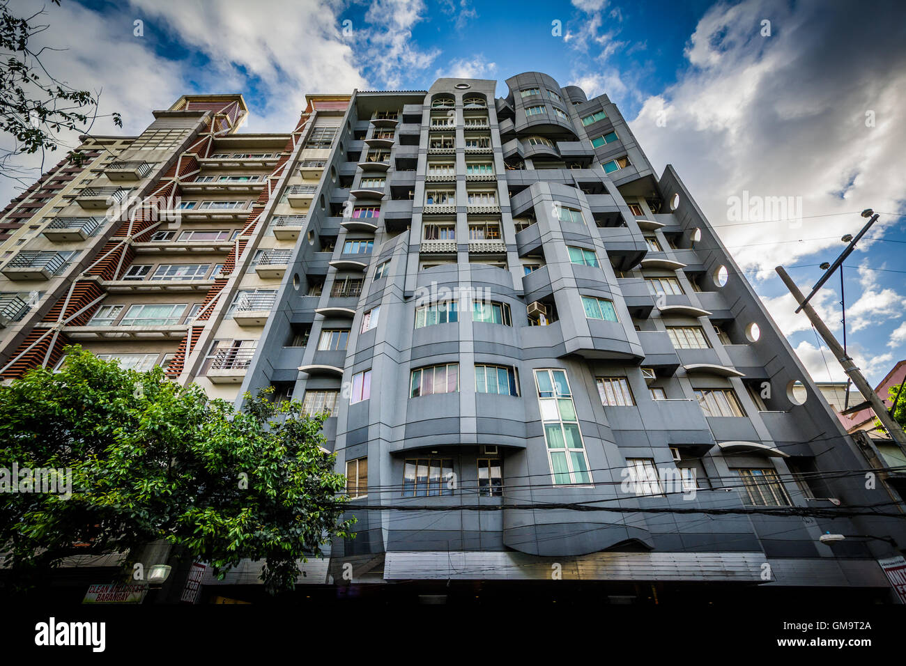 Modern building in Sampaloc, Manila, The Philippines Stock Photo - Alamy
