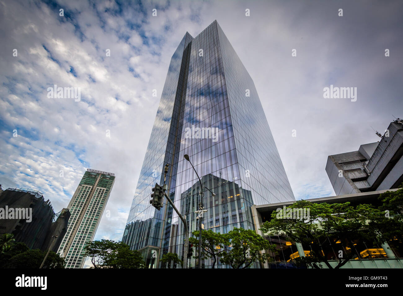 Modern skyscraper in Makati, in Metro Manila, The Philippines Stock ...