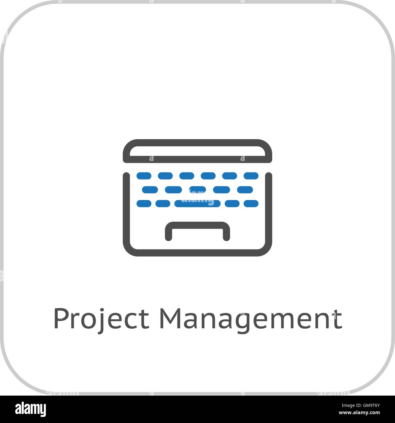 Project Management. Business Concept. Flat Design Stock Vector Image ...