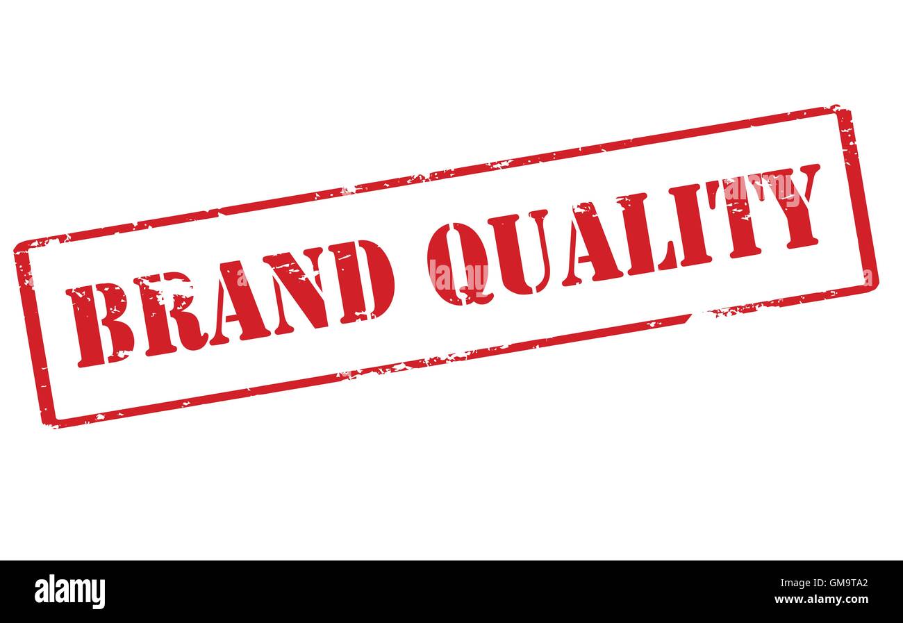 Brand quality hi-res stock photography and images - Alamy