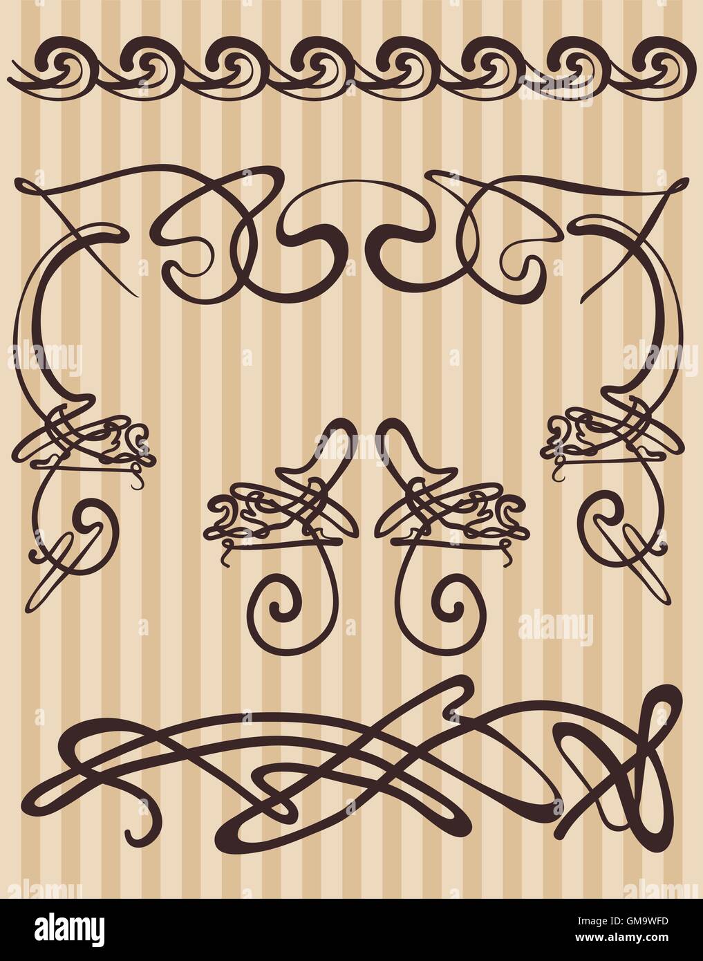 Old fashion items Stock Vector Images - Alamy