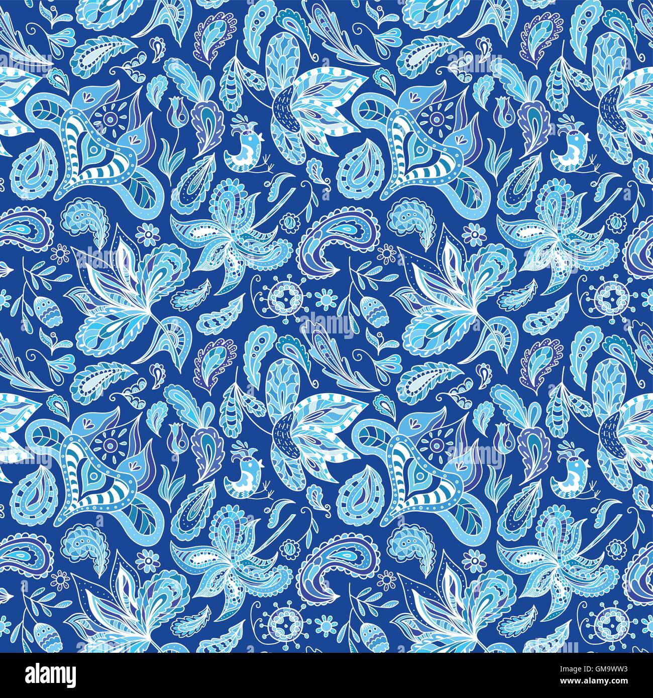 Indian vector pattern hi-res stock photography and images - Alamy