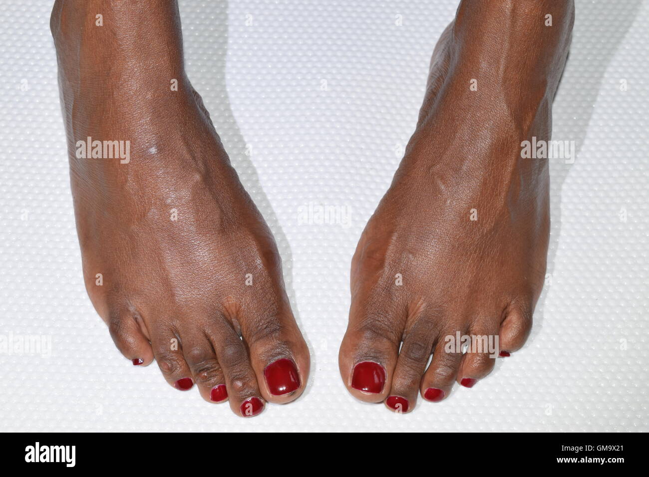 African Woman's Feet Stock Photo - Alamy