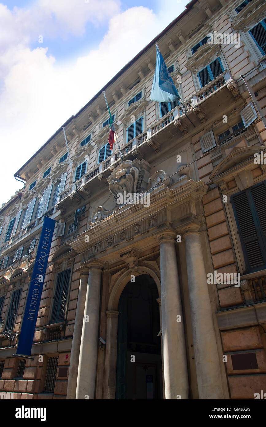 The Architecture of Genoa with its palaces and monumental buildings ...