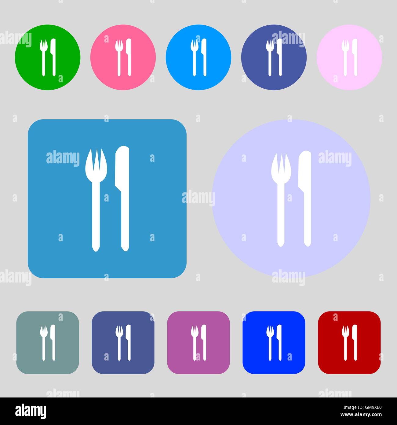 Cutlery art Stock Vector Images - Alamy