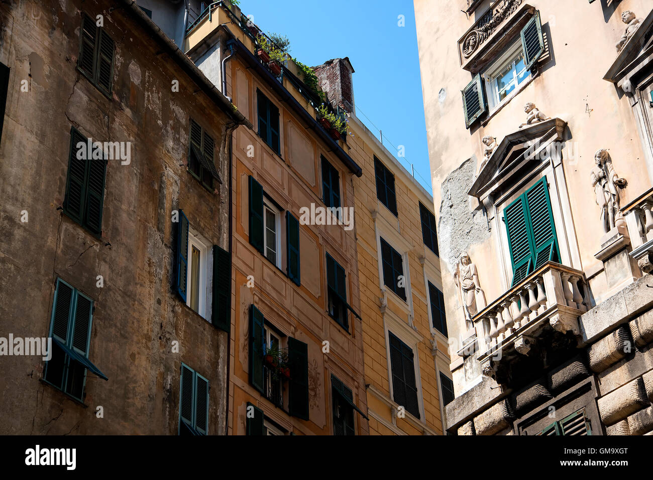 The Architecture of Genoa with its palaces and monumental buildings ...