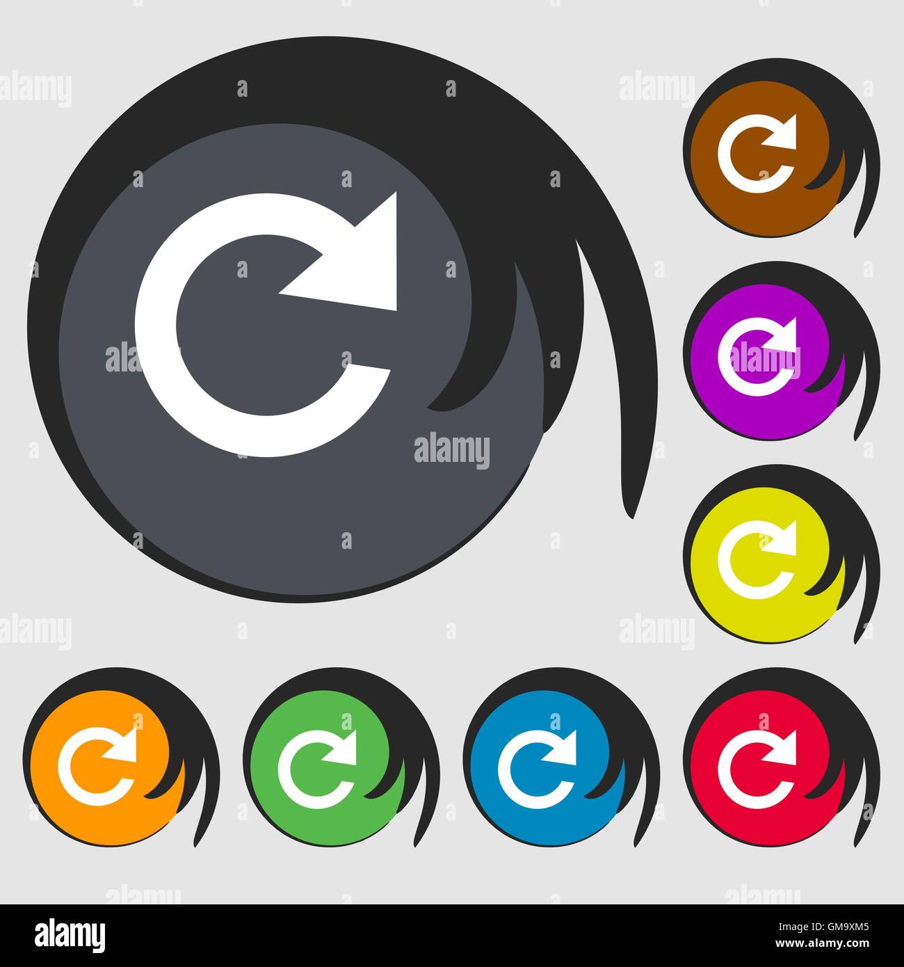 Arrow symbol symbols Stock Vector Images - Alamy