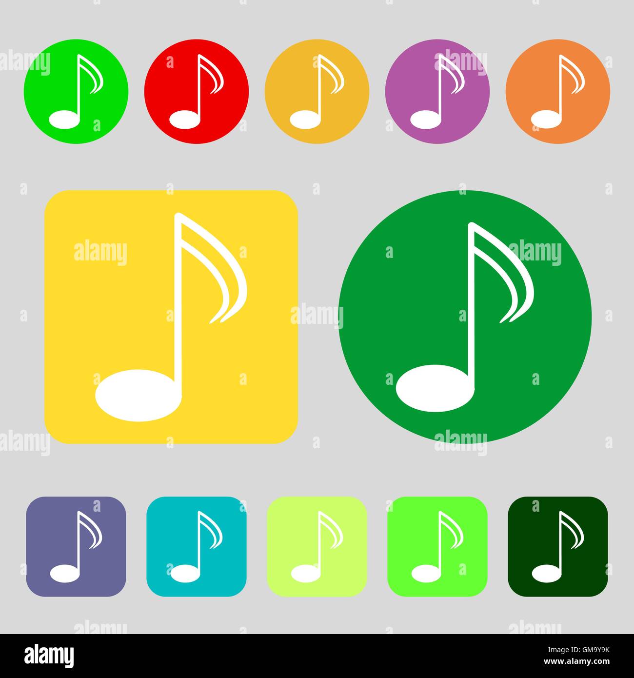 Musical note stamp hi-res stock photography and images - Alamy