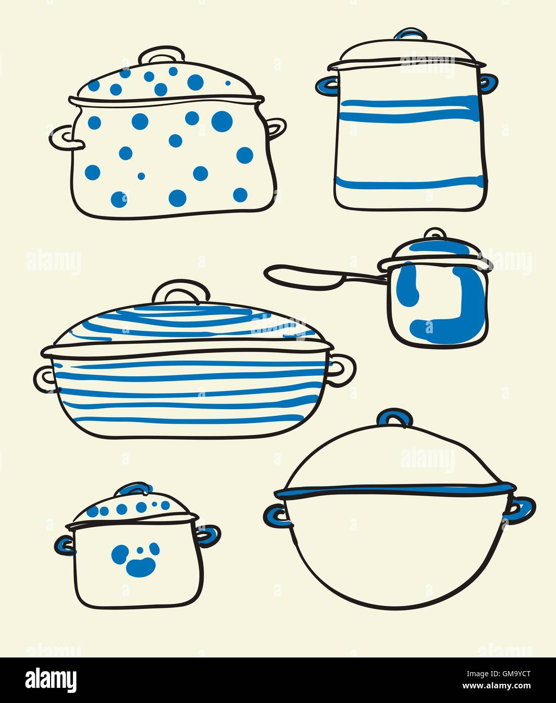 Cookware tool Stock Vector Images - Alamy