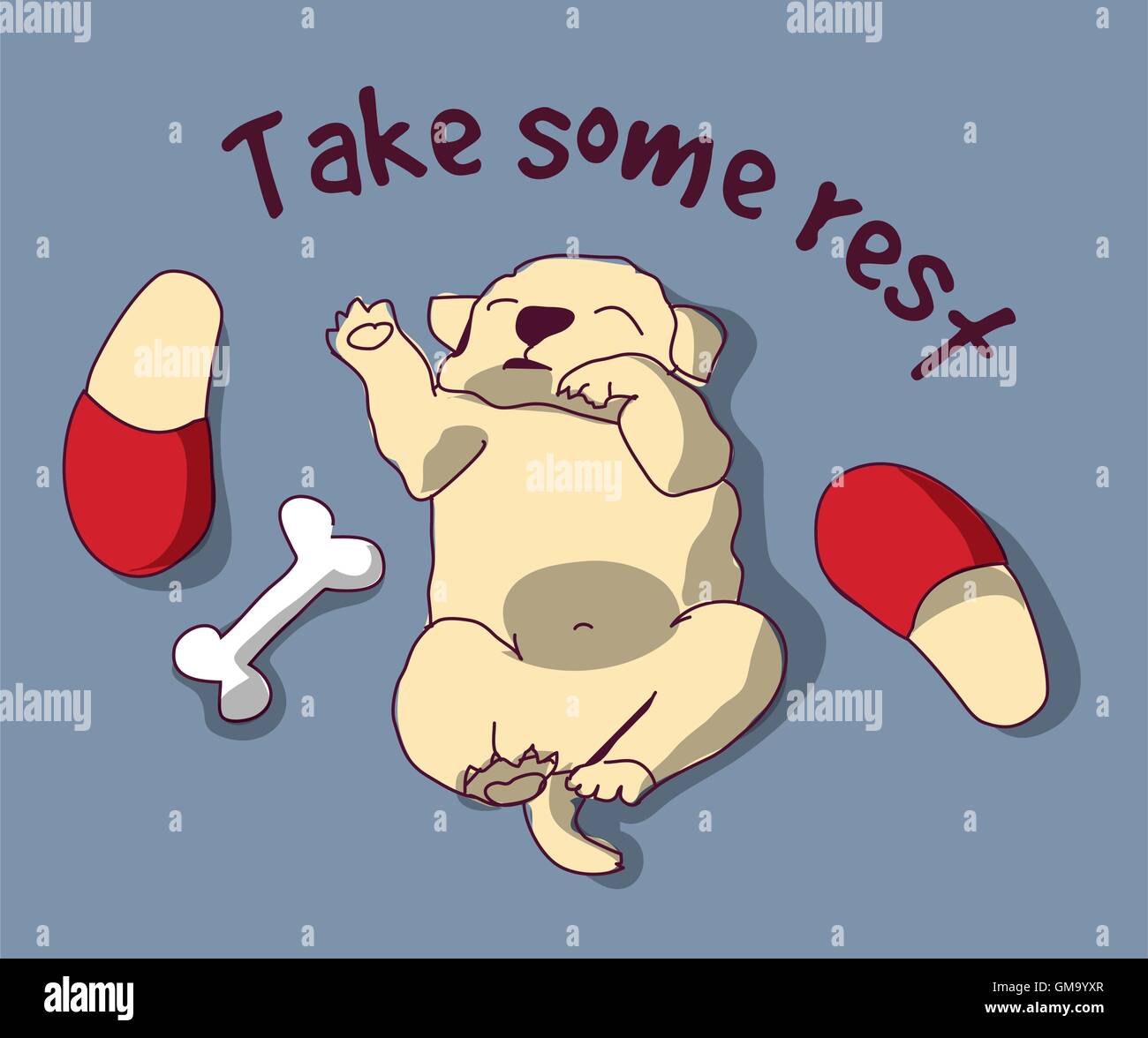 Cute little puppies Stock Vector Images - Alamy