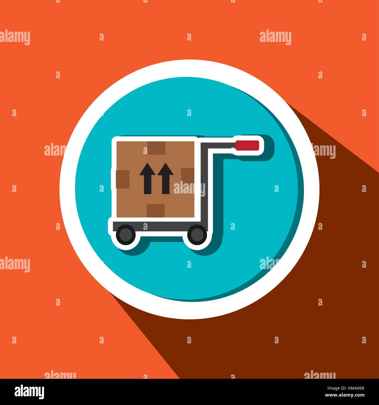 car hand box delivery Stock Vector Image & Art - Alamy