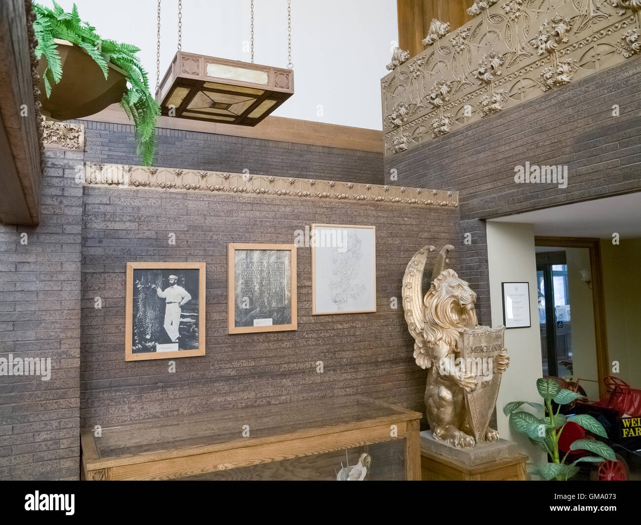 Merchants' National Bank - Jewel Box Bank, designed by Louis Sullivan ...