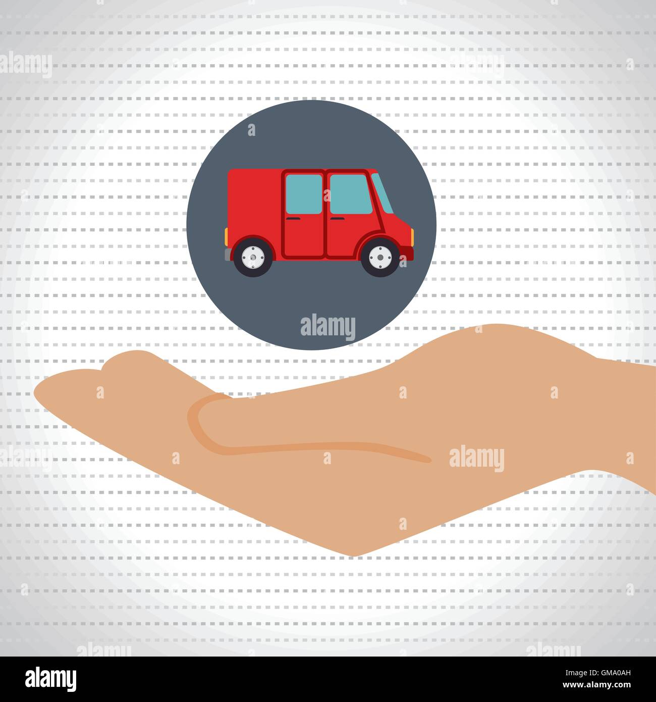 hand shipping cargo attention Stock Vector Image & Art - Alamy