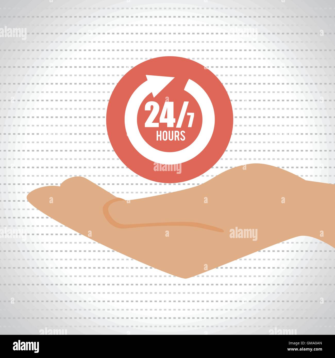 hand shipping cargo attention Stock Vector Image & Art - Alamy