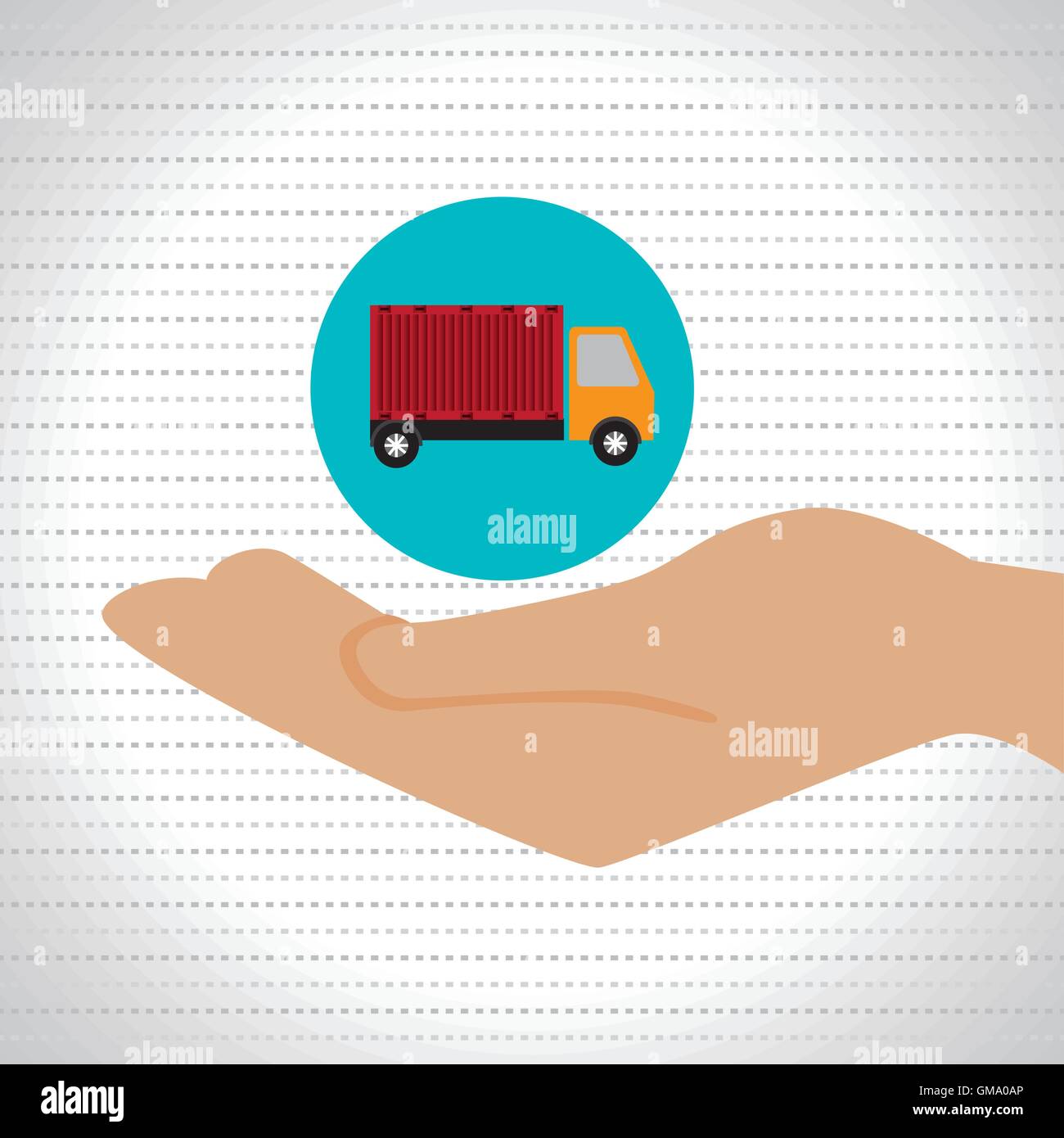hand shipping cargo attention Stock Vector Image & Art - Alamy