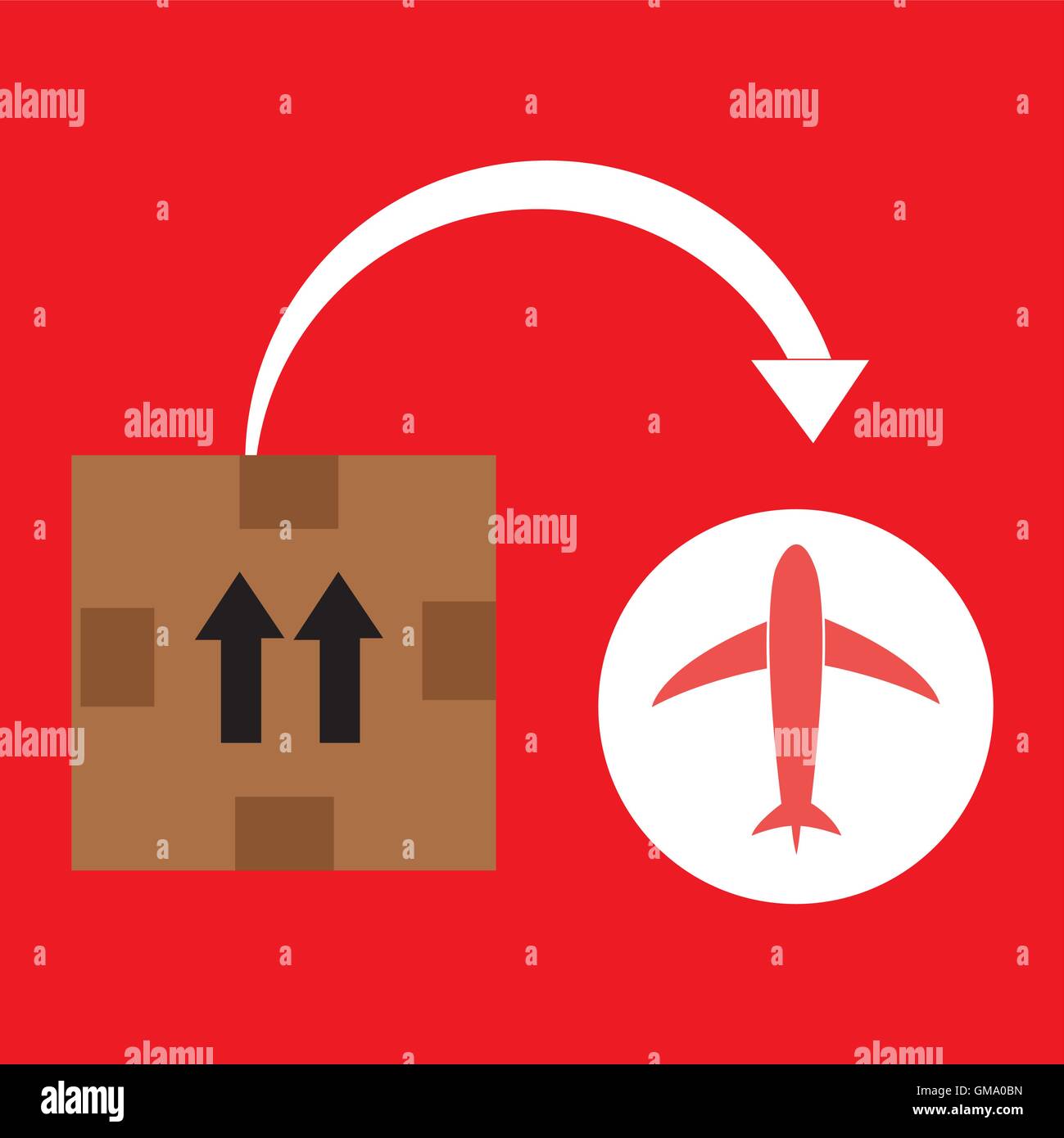 box pack carton delivery Stock Vector Image & Art - Alamy
