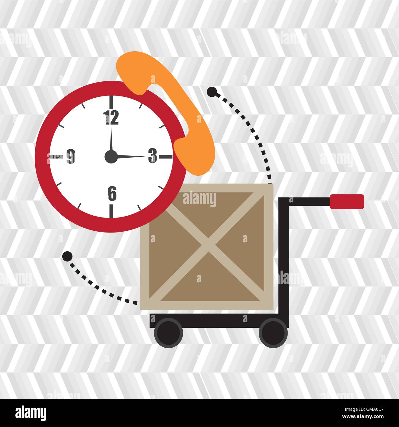 car hand box cargo Stock Vector Image & Art - Alamy