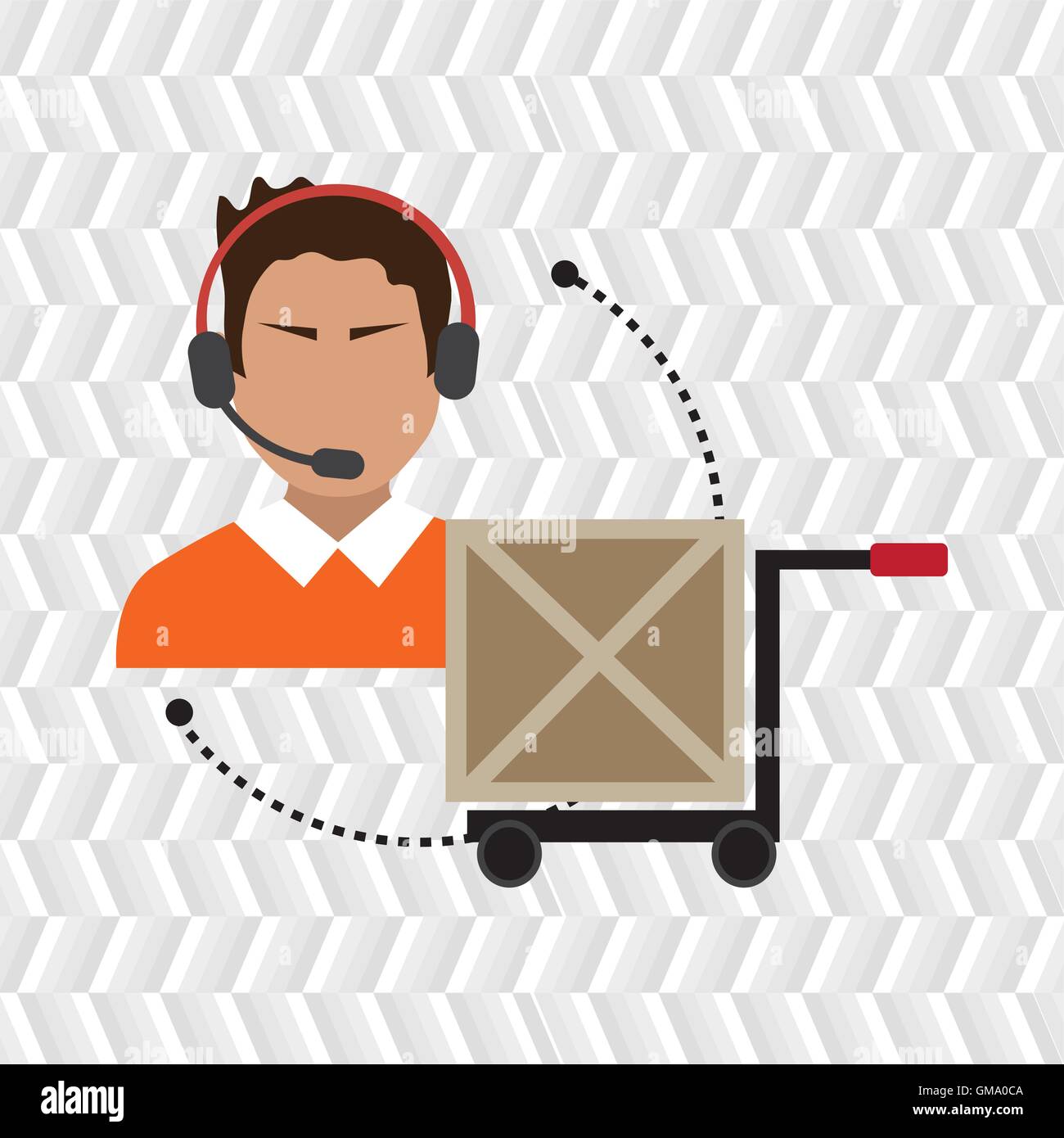 car hand box cargo Stock Vector Image & Art - Alamy