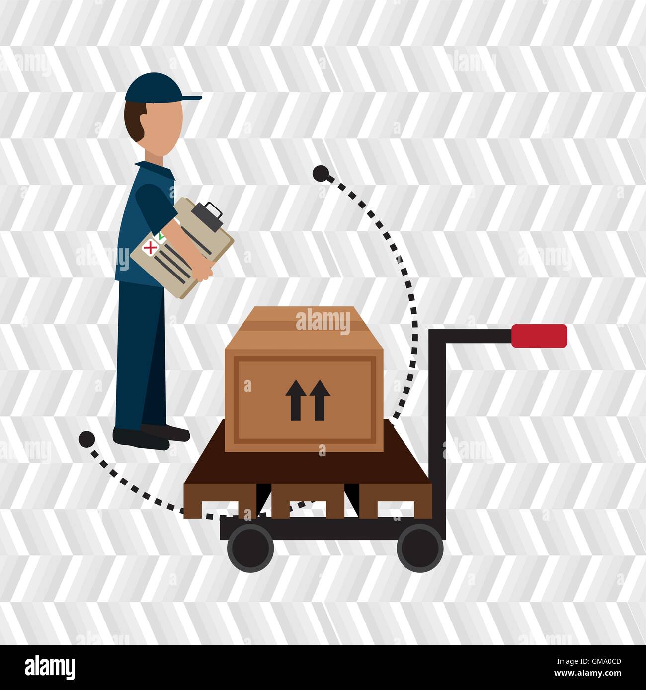 car hand box cargo Stock Vector Image & Art - Alamy