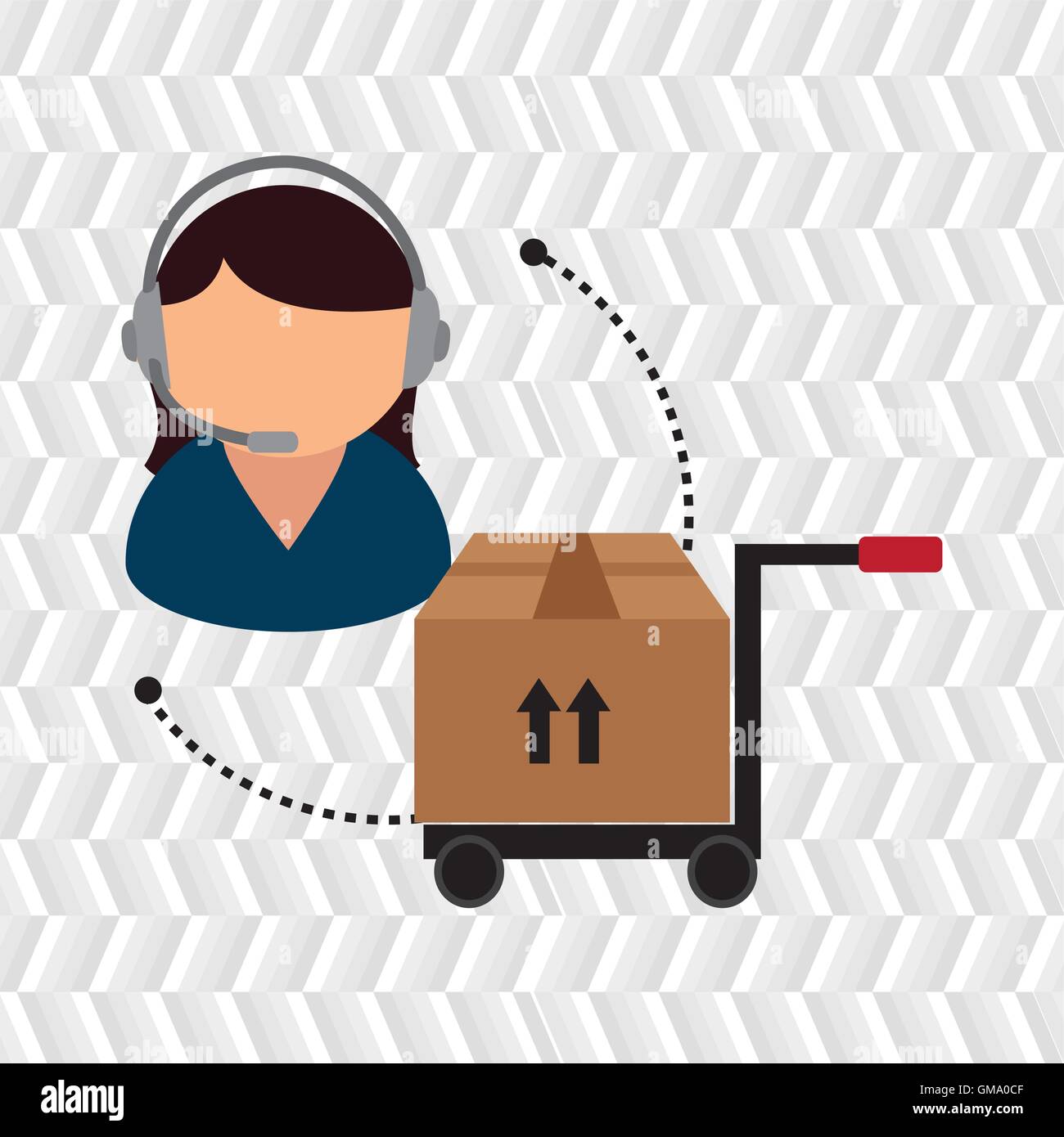 car hand box cargo Stock Vector Image & Art - Alamy