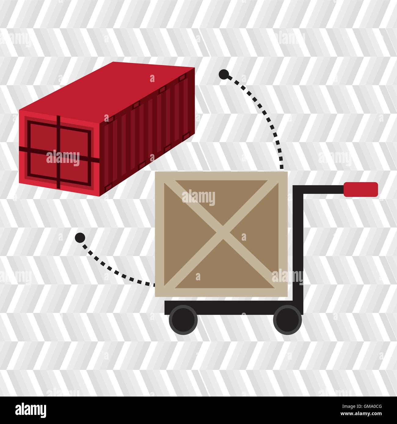 car hand box cargo Stock Vector Image & Art - Alamy